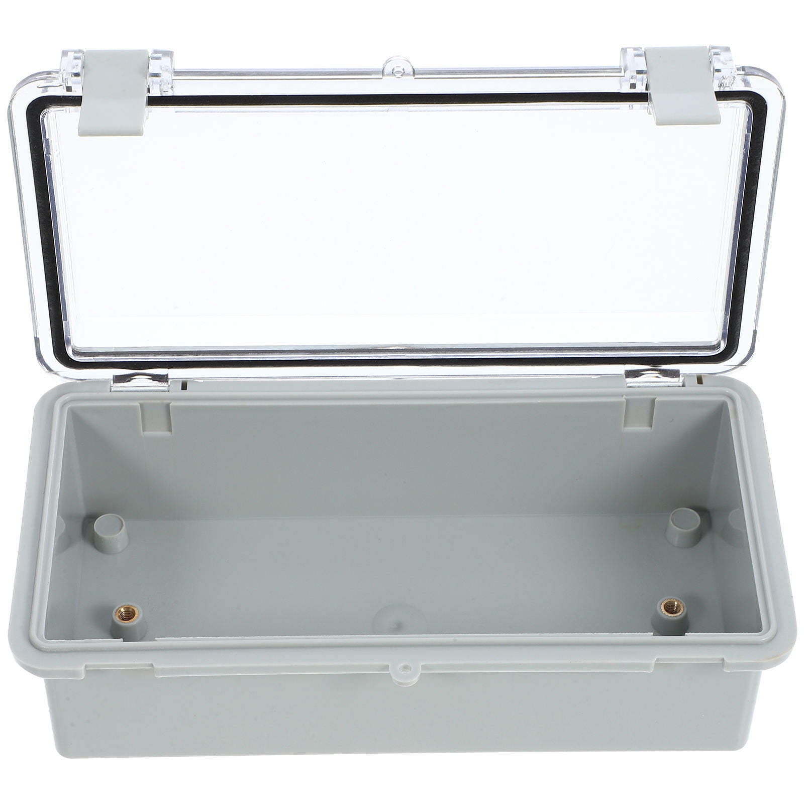 Supvox Plastic Outdoor Junction Box Grey Weatherproof Project Box for ...