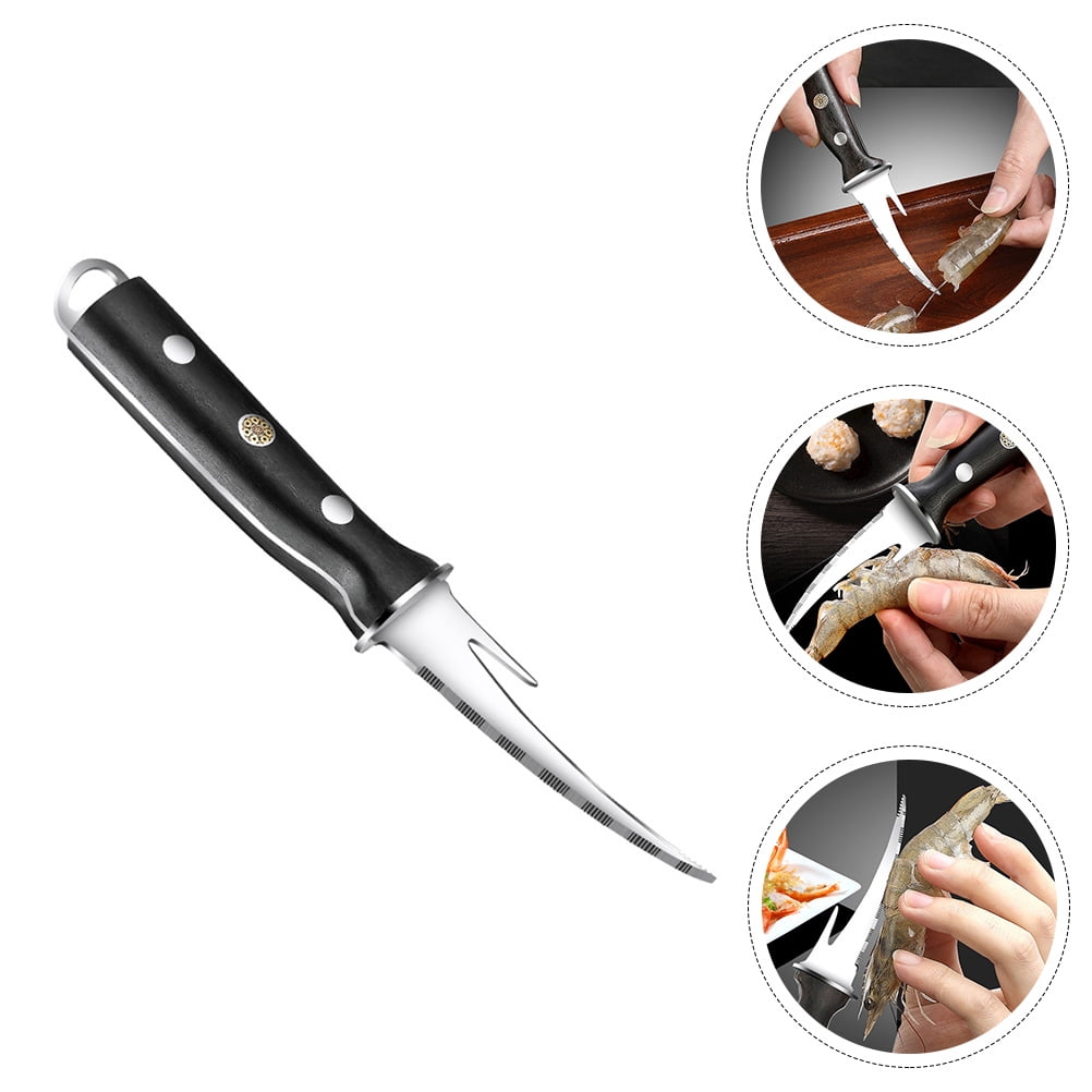 Supvox Wooden Handle Shrimp Line Cleaner Tool for Household and ...