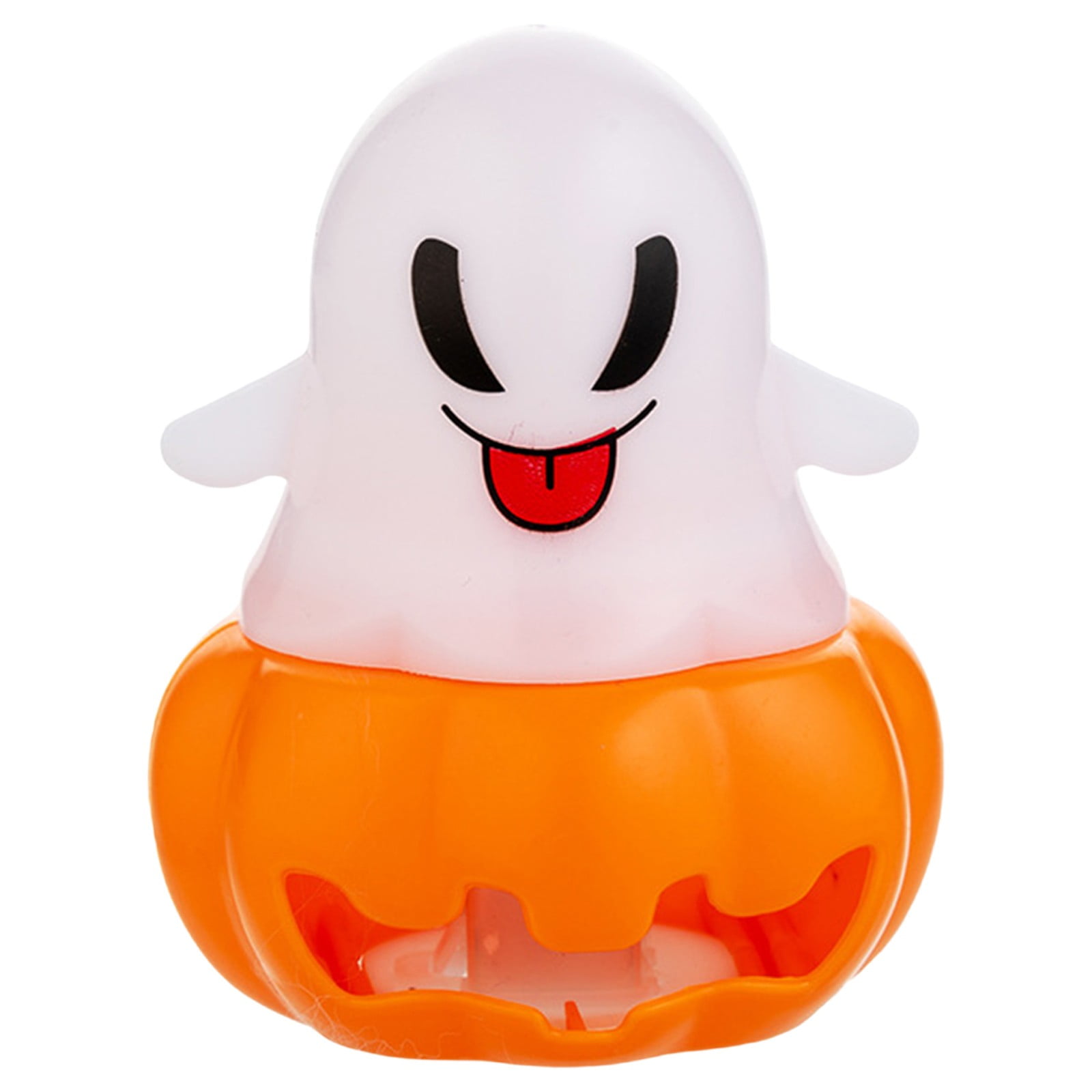 Suqwn Halloween Flickering Pumpkin Flameless Candle Lights LED Ghost ...