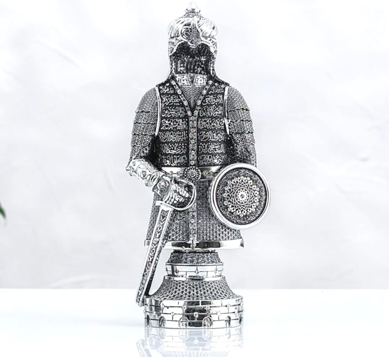 Surah Al Fath Embroidered Armored Warrior Replica | Islamic Figurine ...