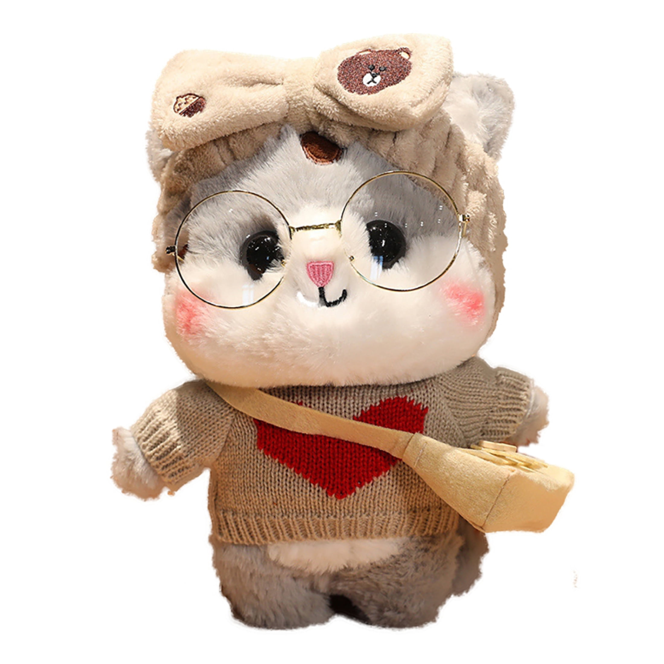 Surakey 12 Styles Cute Cat Plushies Small Stuffed Animals Dolls ...