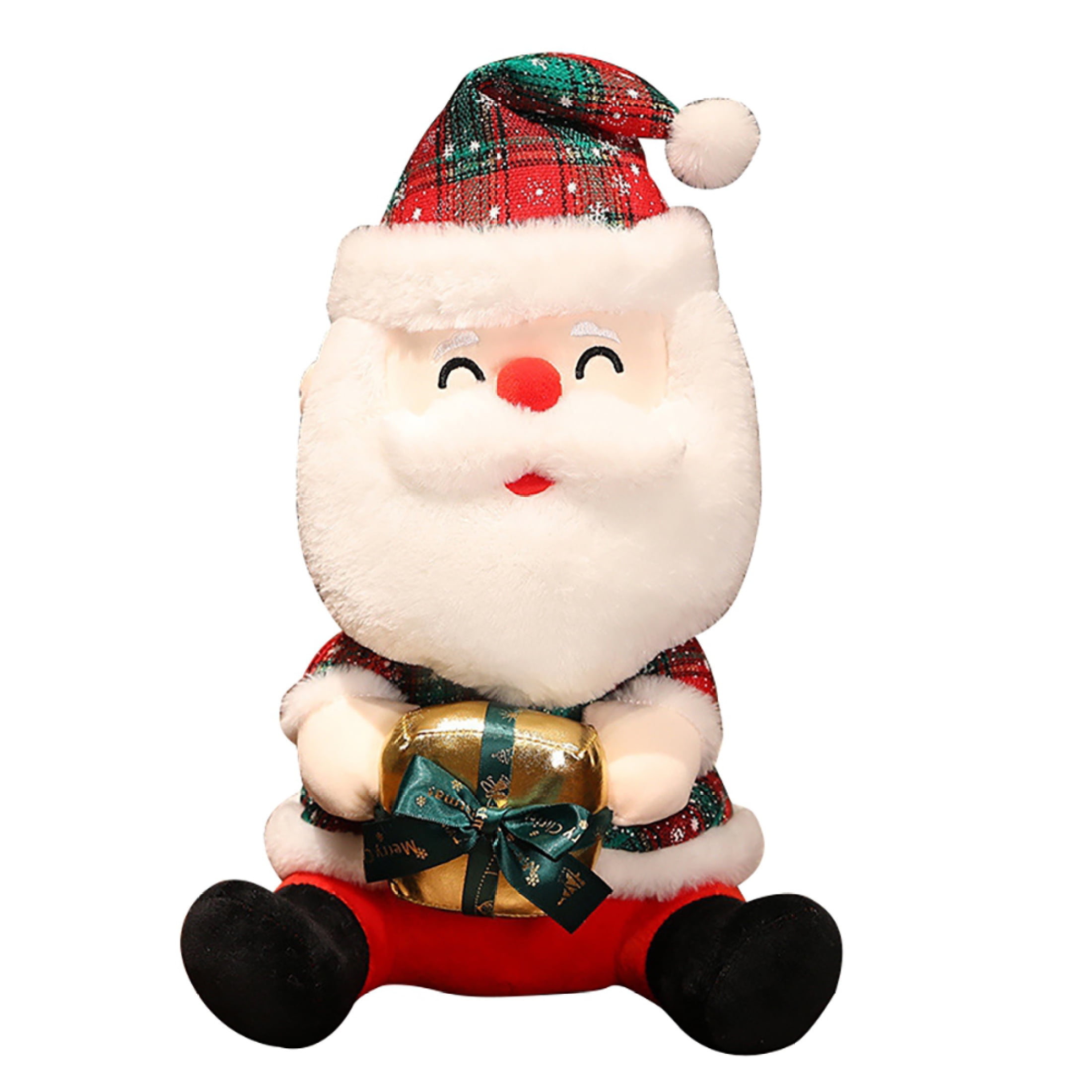 Surakey 14.9" Christmas Decorations，1-Pack of Stuffed Santa Claus ...