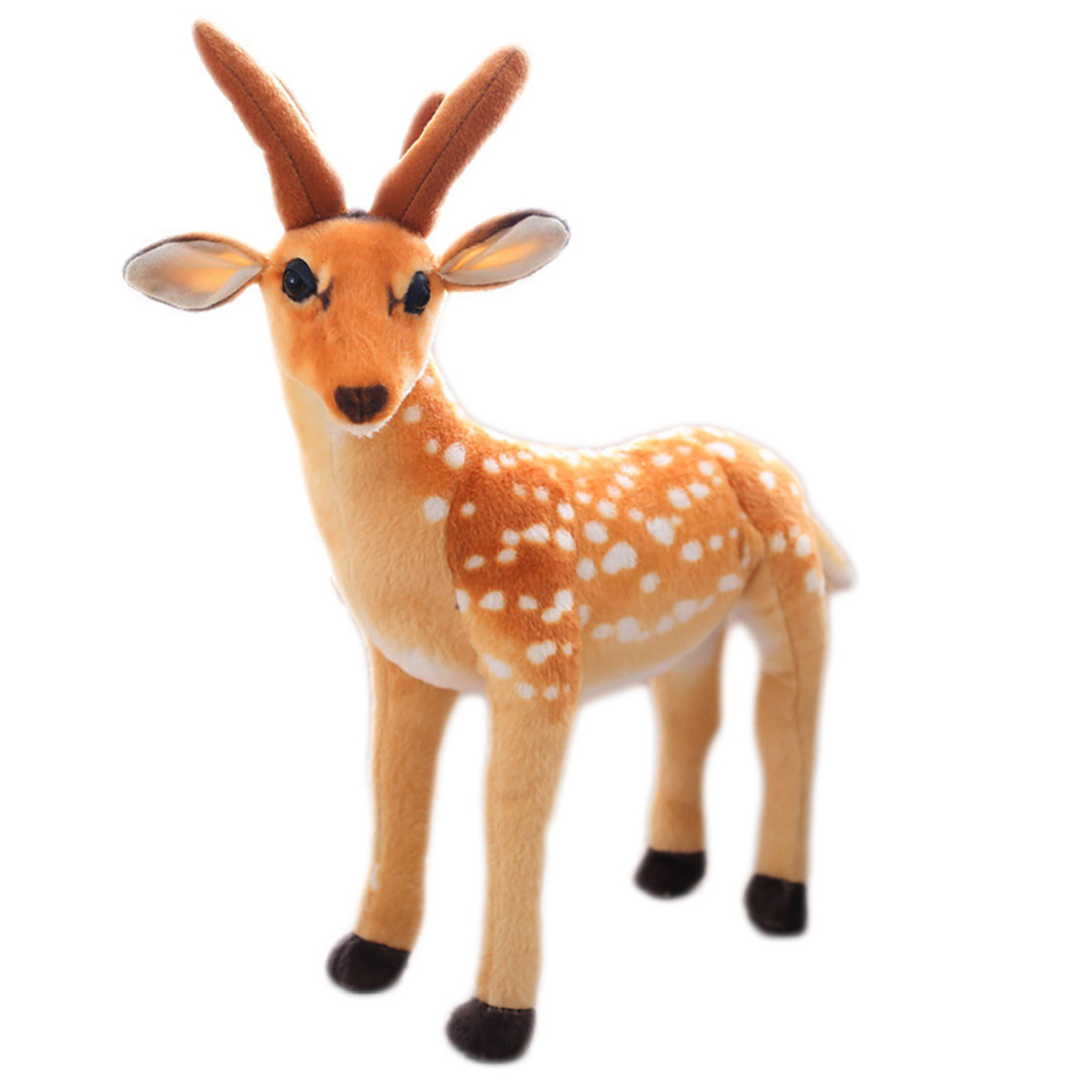 Surakey Deer Stand Plush Toys 19.6" Christmas Deer Stuffed Animals Soft ...