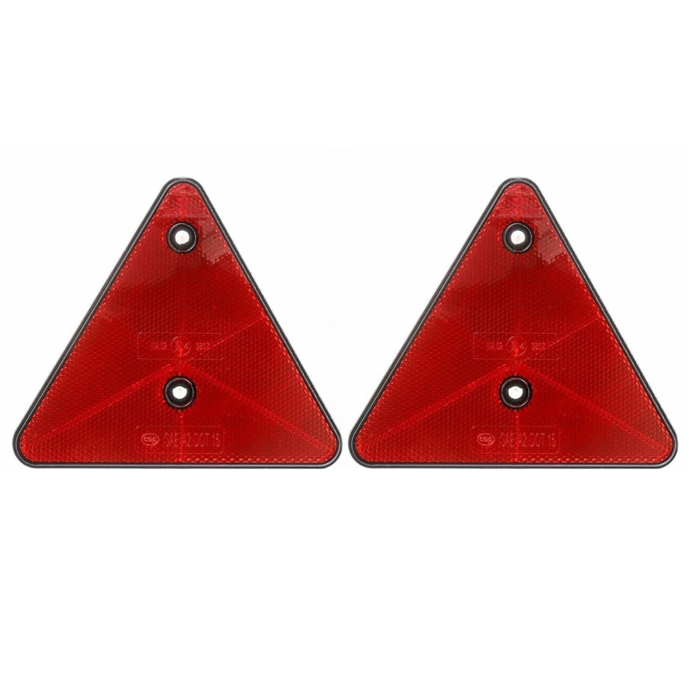Surakey Reflective Warning Sign Triangle Reflector Truck Rear ...