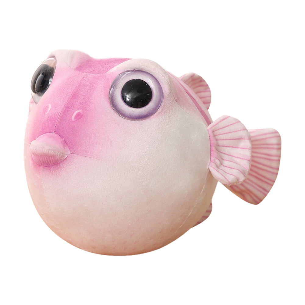 Surakey Simulation Animal Fish Stuffed Toy Lovely Puffer Doll Plush ...