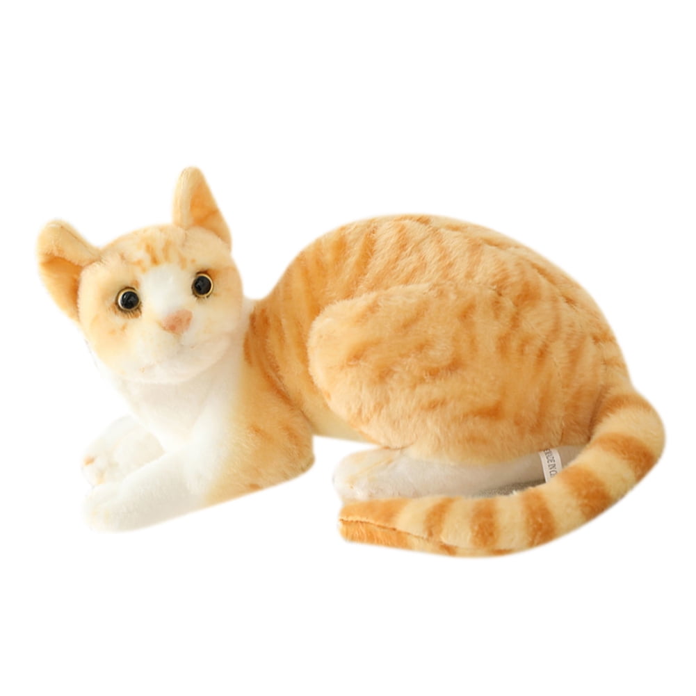 Surakey Stuffed Animal Toy Cartoon Simulation Cat Doll Plush Toy ...