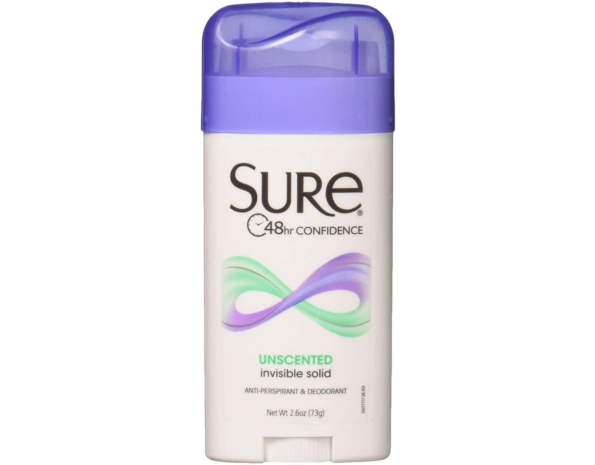 Sure Anti-Perspirant Deodorant Invisible Solid Unscented 2.60oz Each ...