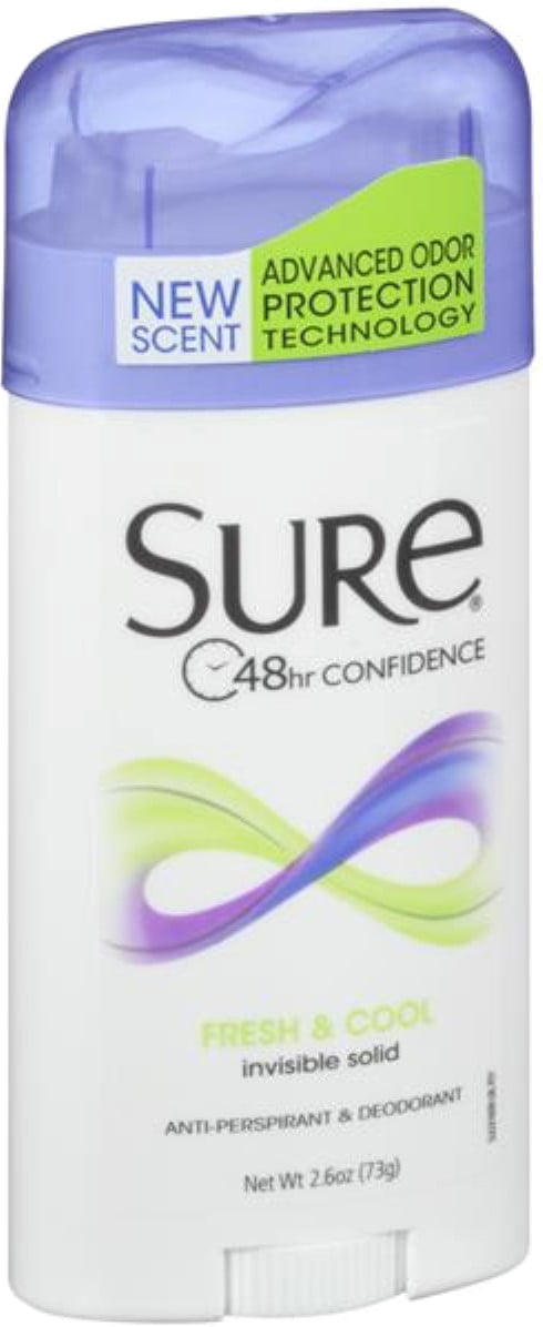 Sure Anti-Perspirant Deodorant, Regular Fresh & Cool Scent, Original ...