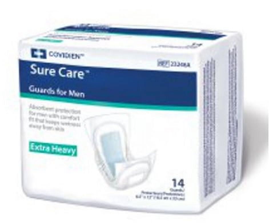 Sure Care Bladder Control Pad 6-1/2 X 13 Inch Heavy Absorbency Polymer ...