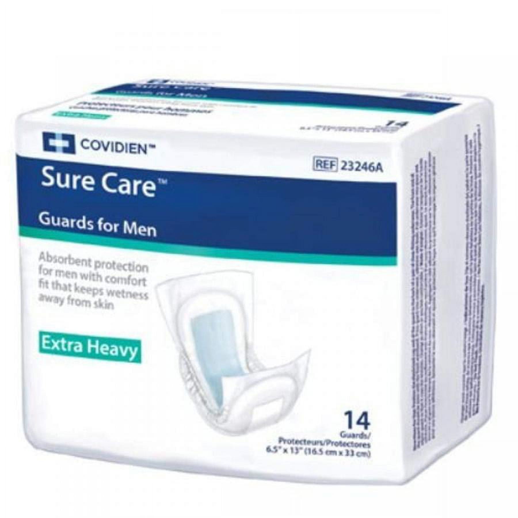 Sure Care Guards For Men, Male, Heavy Absorbency, One Size Fits Most (6 ...
