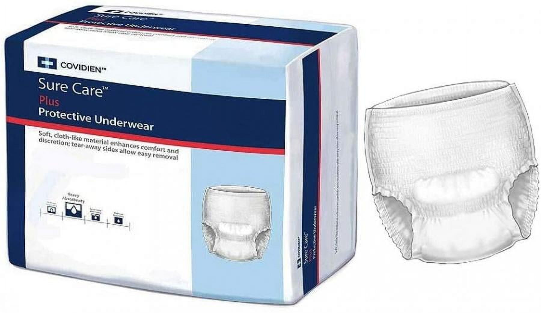 Sure Care Plus Adult Protective Underwear, Unisex, Heavy Absorbency, 2X ...