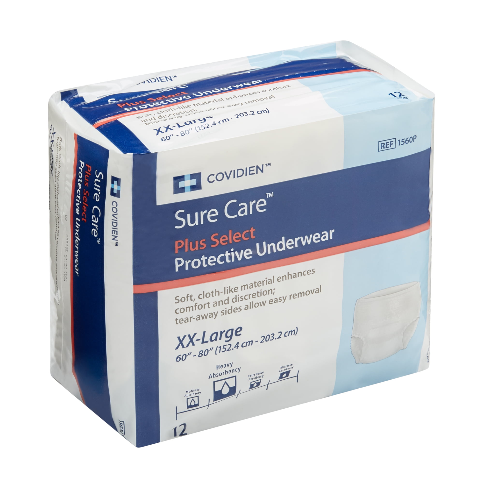 Sure Care Plus Select Disposable Adult Diapers, 2X-Large, 12 Ct ...
