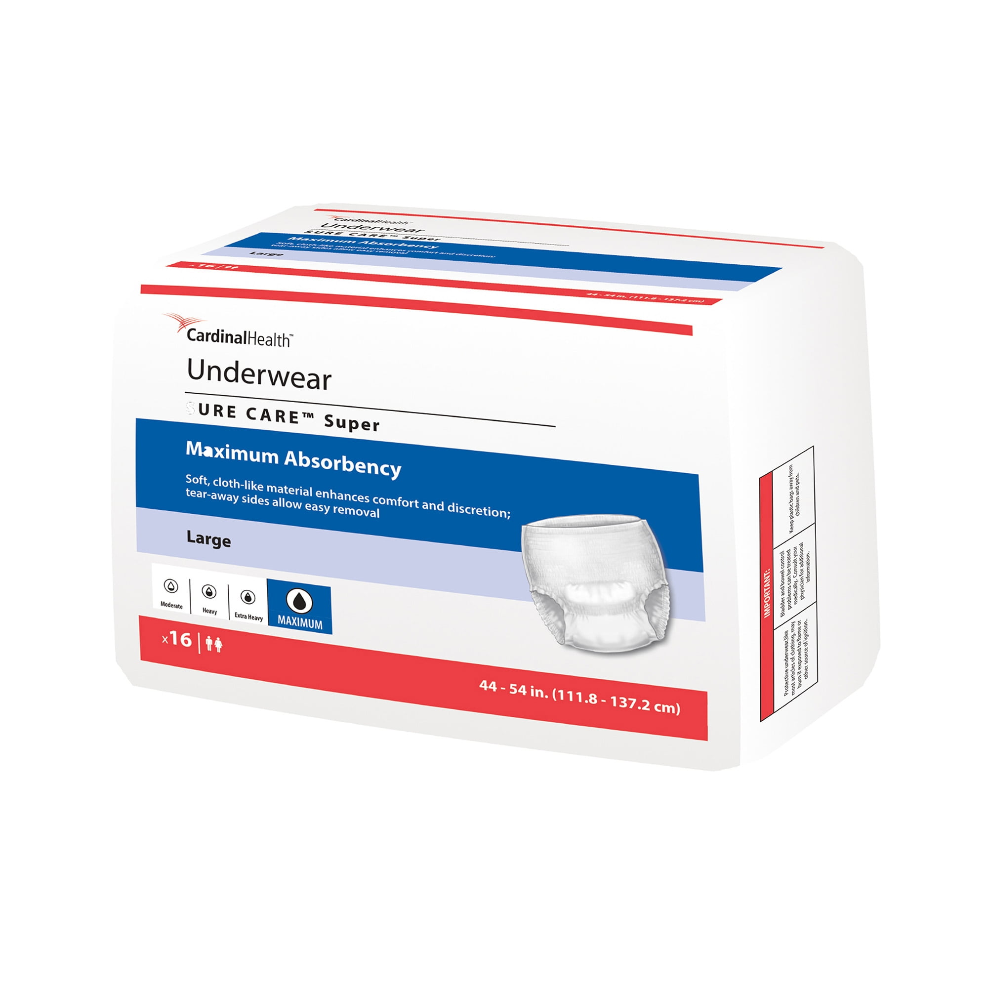 Sure Care Super Protective Adult Diapers, XL Extra-Large, Disposable ...