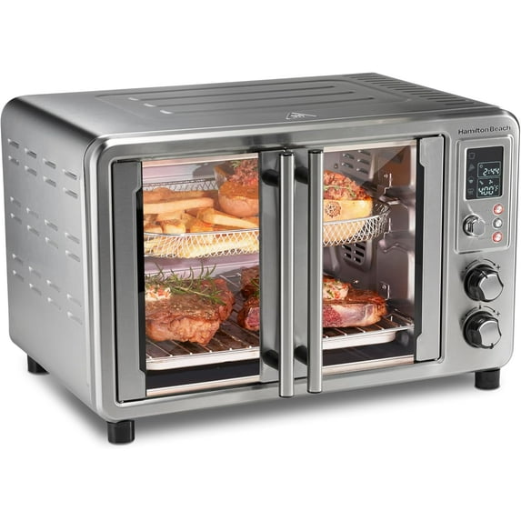 Sure Crisp 6-in-1 XL Digital Air Fryer Toaster Oven Combo With Easy ...
