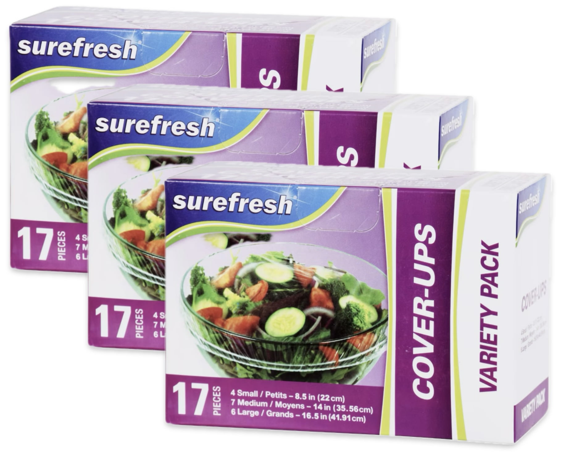 Sure Fresh Bowl Cover Variety Packs, 17-ct. Boxes - Walmart.com
