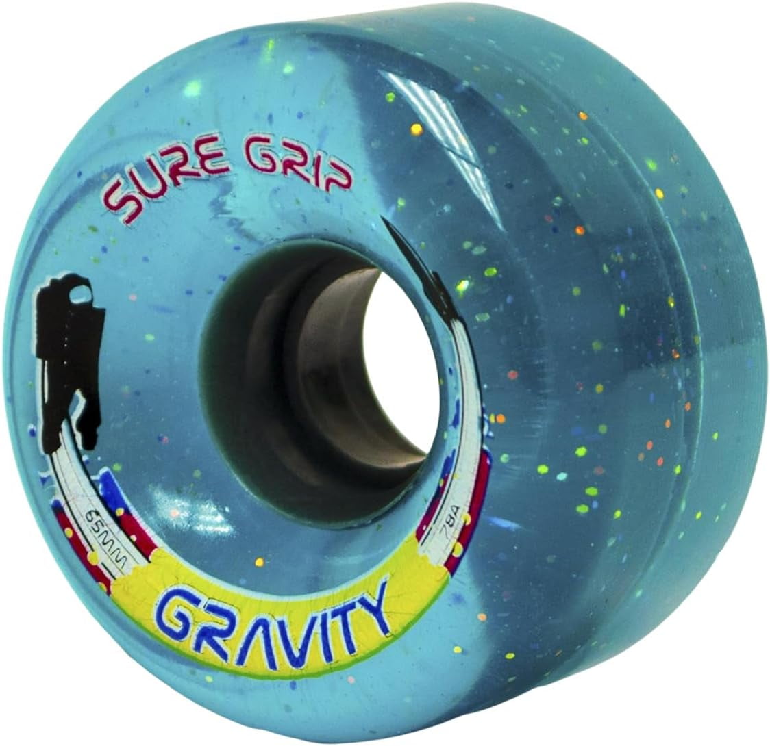 Sure-Grip Gravity Glitter Roller Skate Outdoor Wheels - Made Super Hi ...