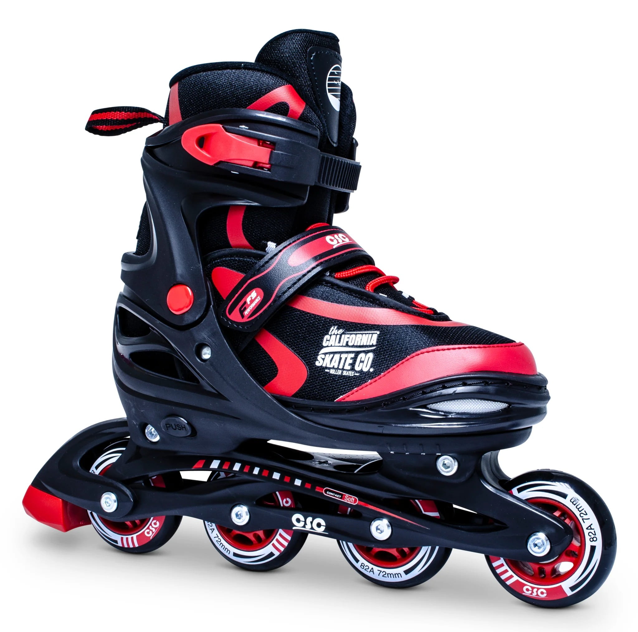 Sure-Grip Inline Roller Skates - Zuma (Size Small J10-J13) - Walmart.com