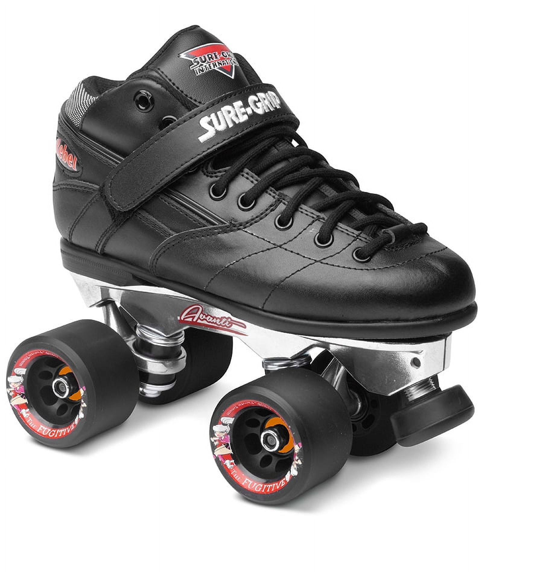 Sure-Grip Quad Roller Skate Package - Rebel Avanti Aluminum - Walmart ...