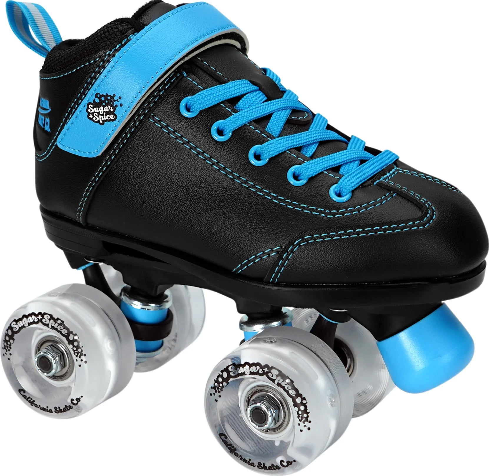 Sure-Grip Quad Roller Skates - Sugar & Spice - Walmart.com