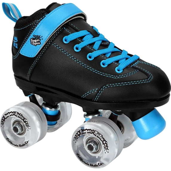 Sure-Grip Quad Roller Skates - Sugar & Spice - Walmart.com