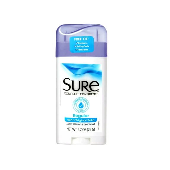 Sure Original Solid Antiperspirant and Deodorant, 48HR Protection ...