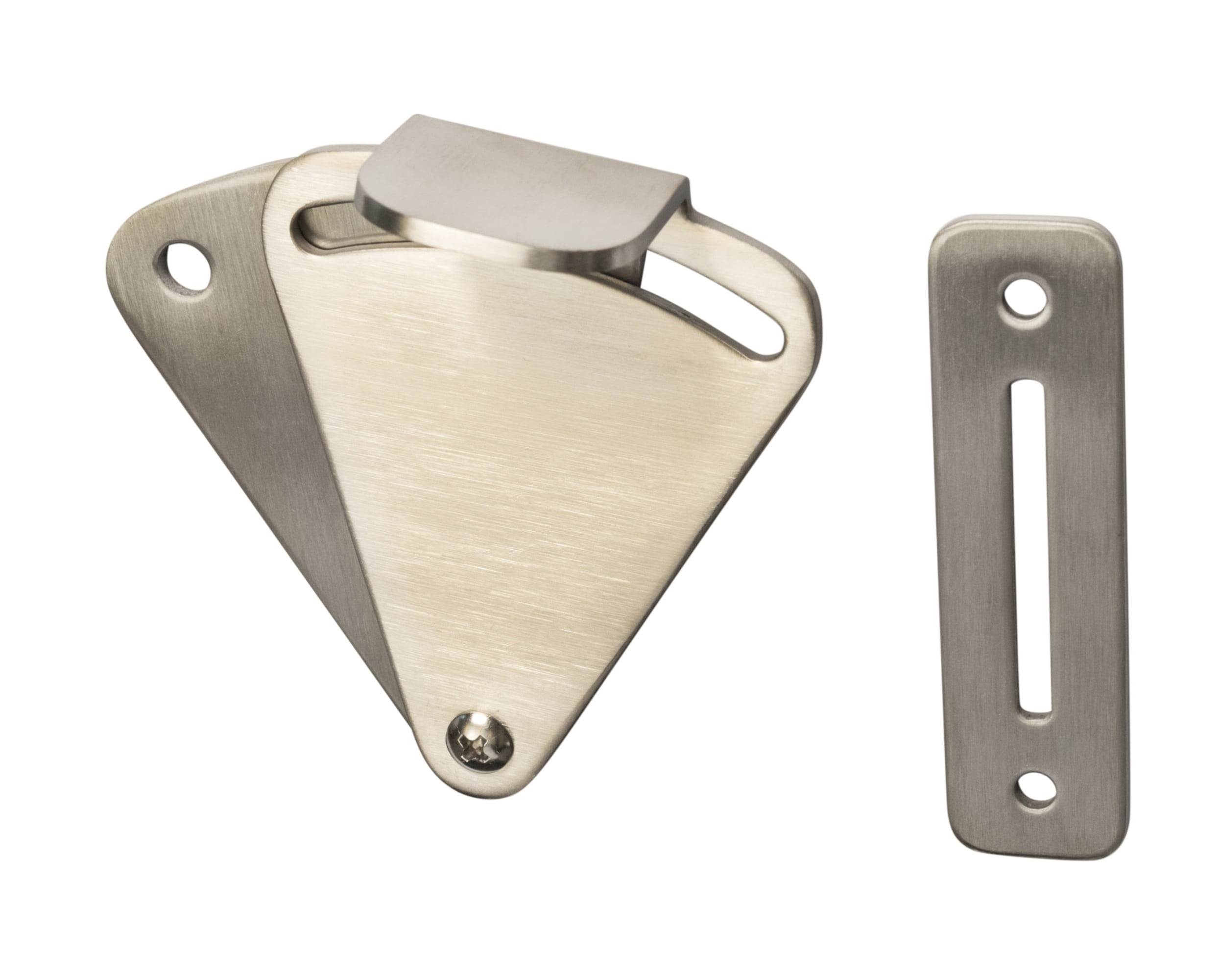 Sure-Loc Barn-Lt Barn Door Privacy Latch - Nickel - Walmart.com