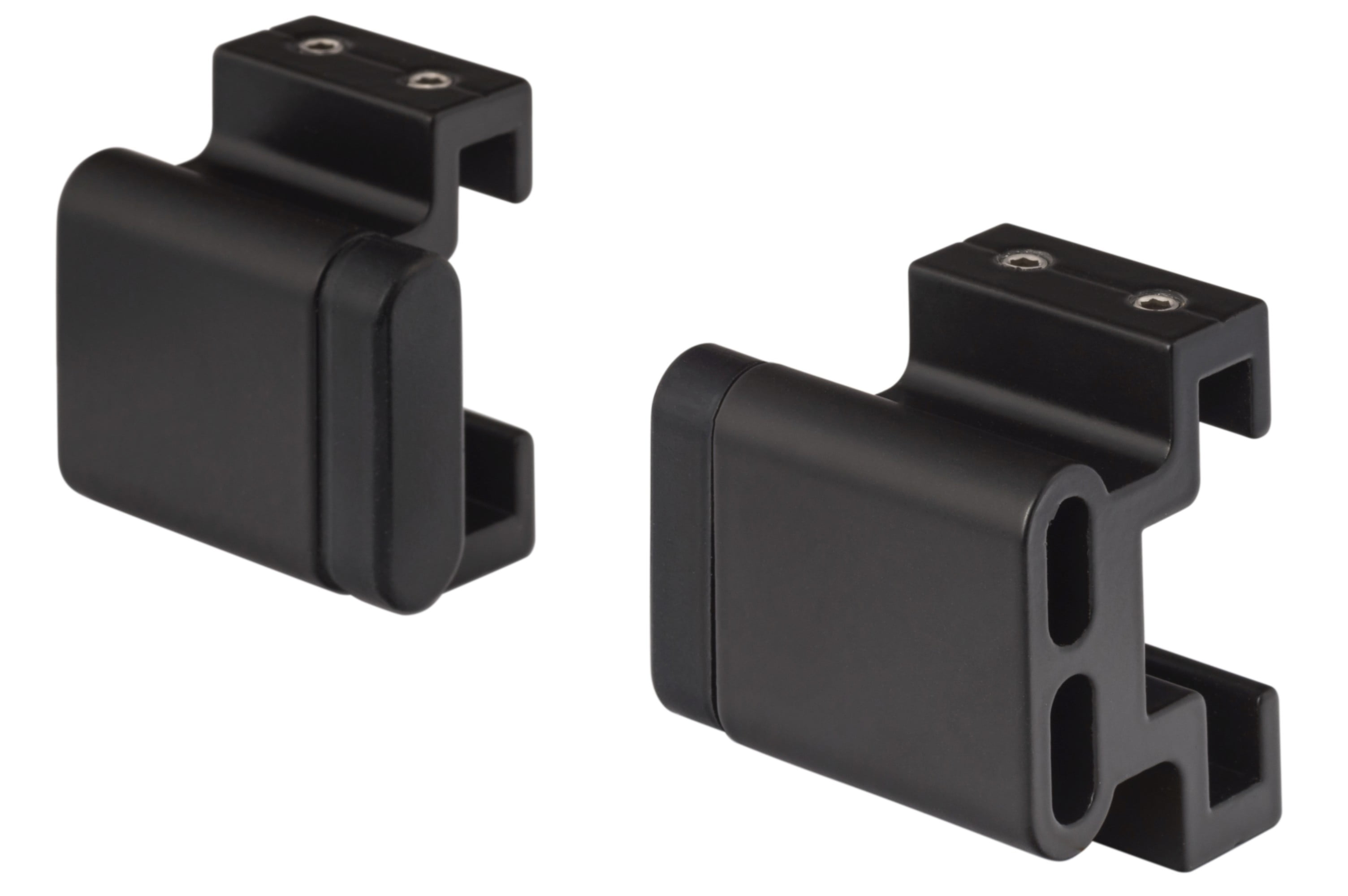 Sure-Loc Barn-Stop2 Barn Track Stop Pair - Black - Walmart.com