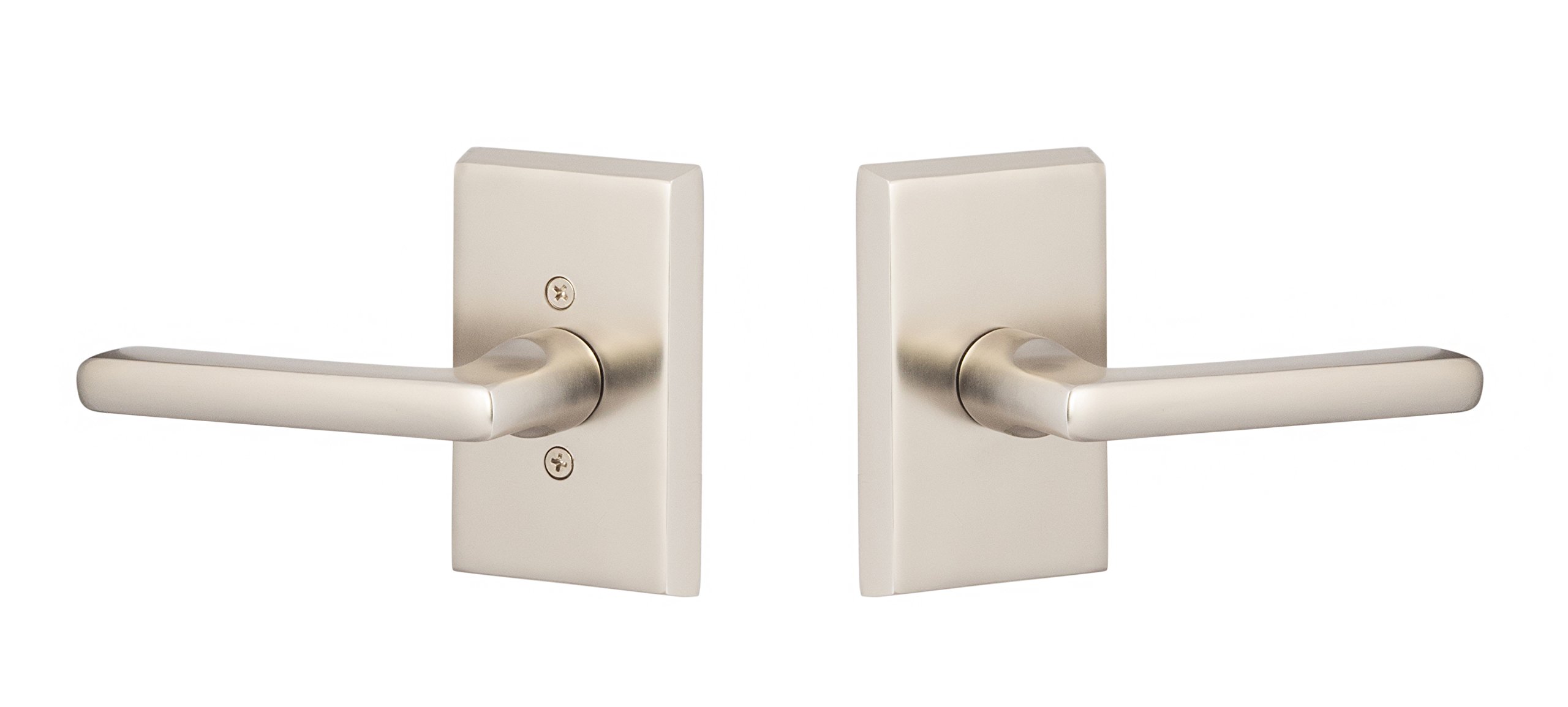 Sure-Loc LN101 NI Rustic Series Logan Passage Lever, Nickel - Walmart.com