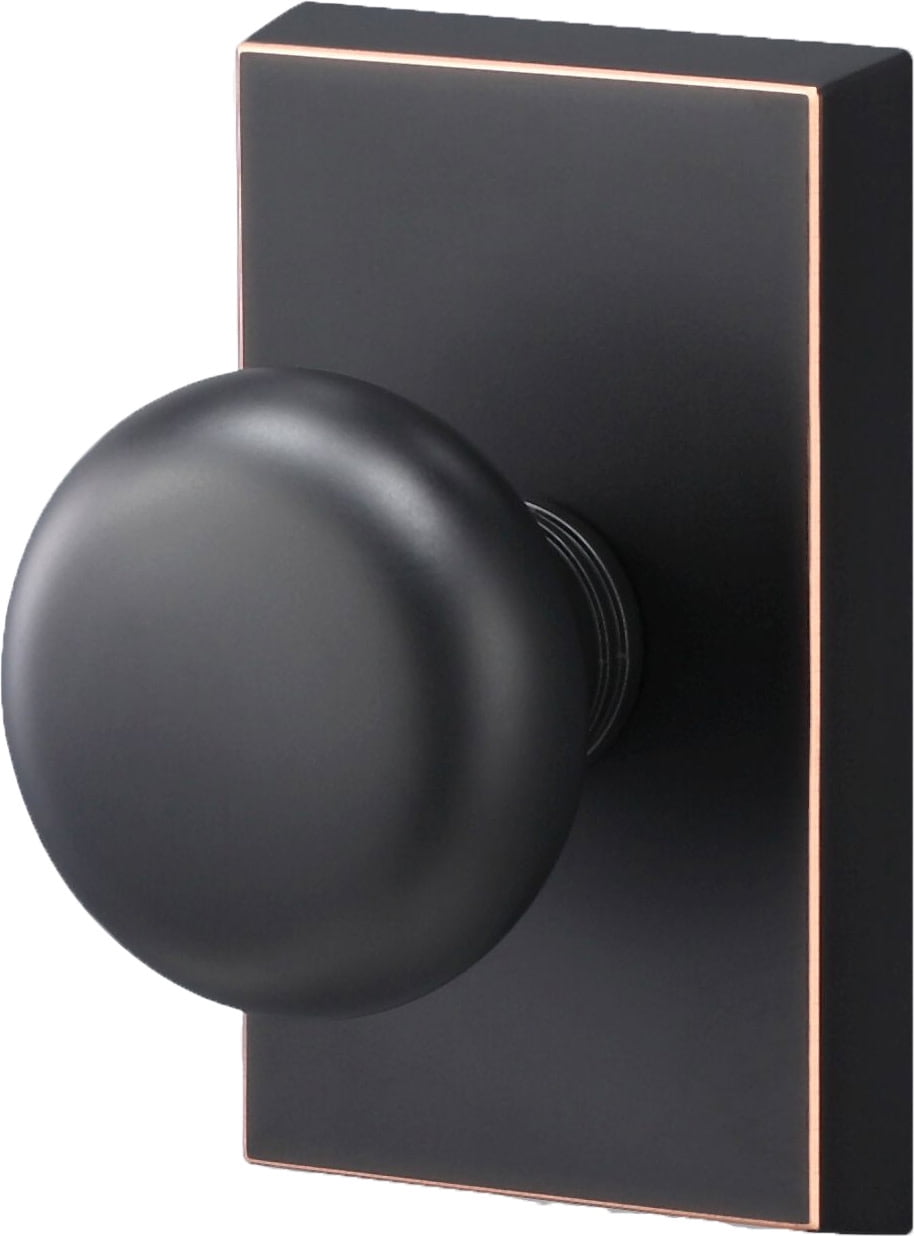 Sure-Loc Ok100 Oakley Non-Turning One-Sided Dummy Door Knob - Bronze - Walmart.com