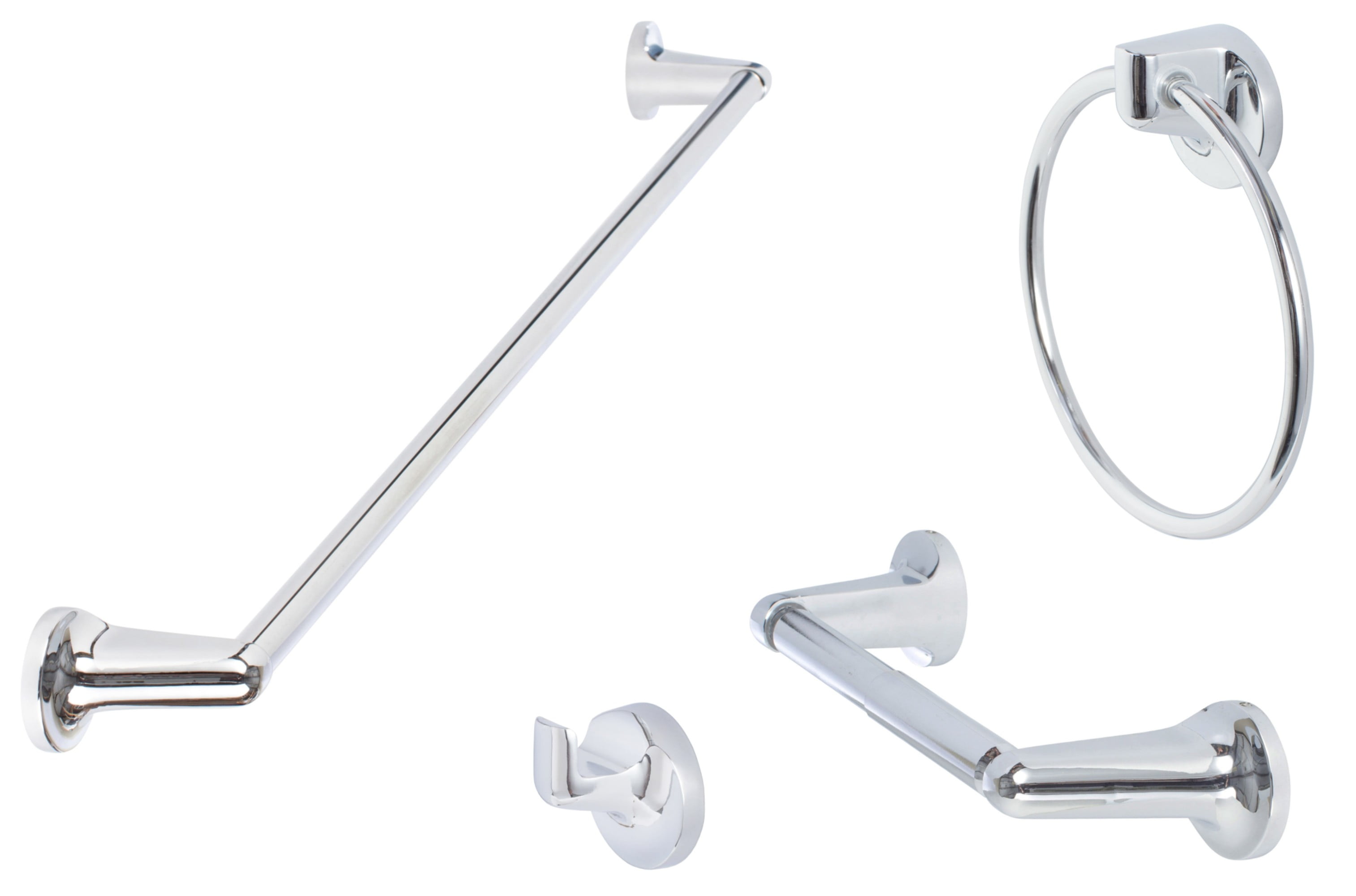 Sure-Loc Sa-Set-Ph2 Sierra 4 Piece Bathroom Package - Chrome - Walmart.com