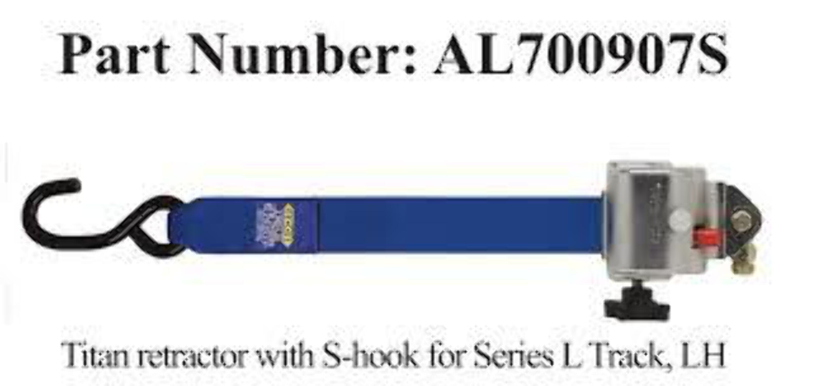 Sure-Lok REPLACEMENT AL700 TITAN Retractor Strap | Sure-Lok FITTING: L ...
