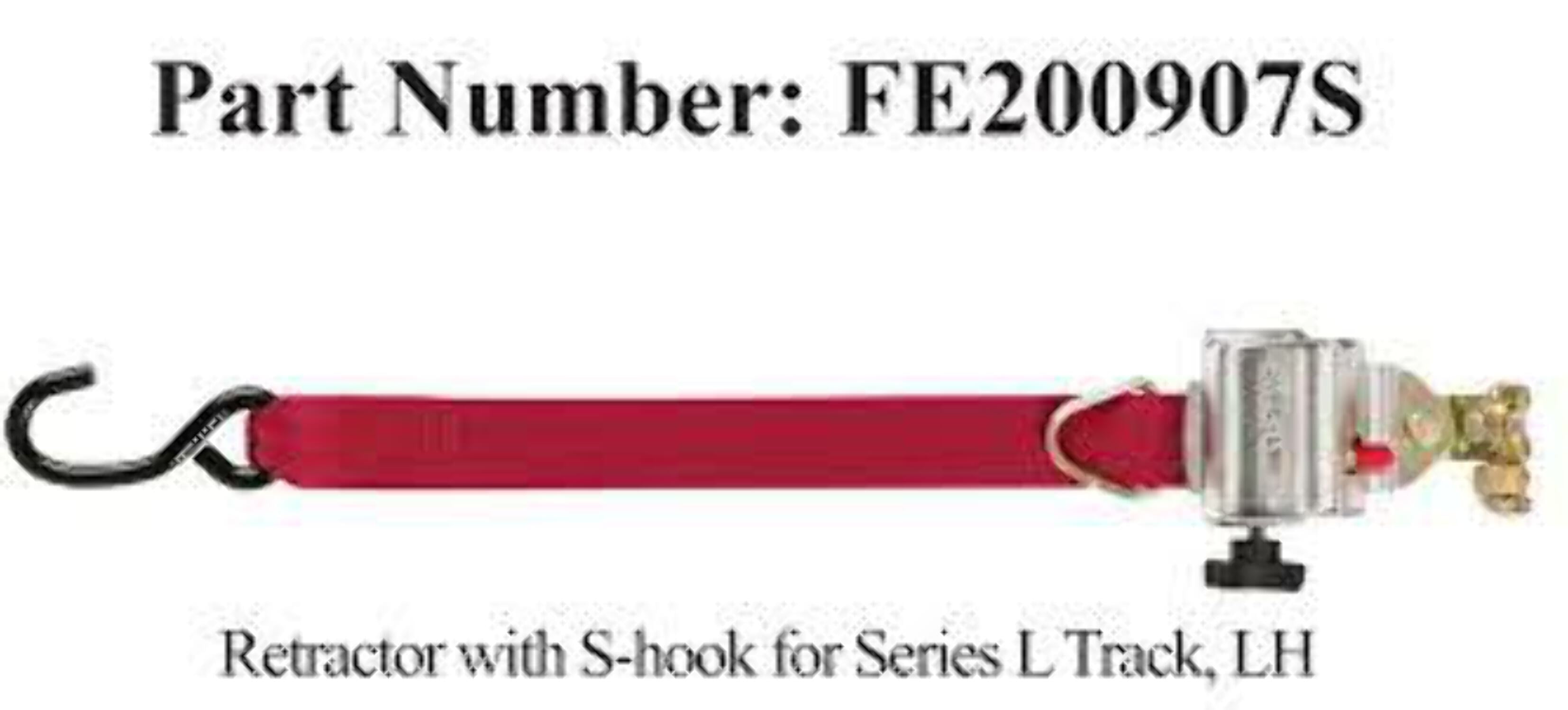 Sure-Lok REPLACEMENT FF600 Series Retractor ATTACHMENT: L Track ...