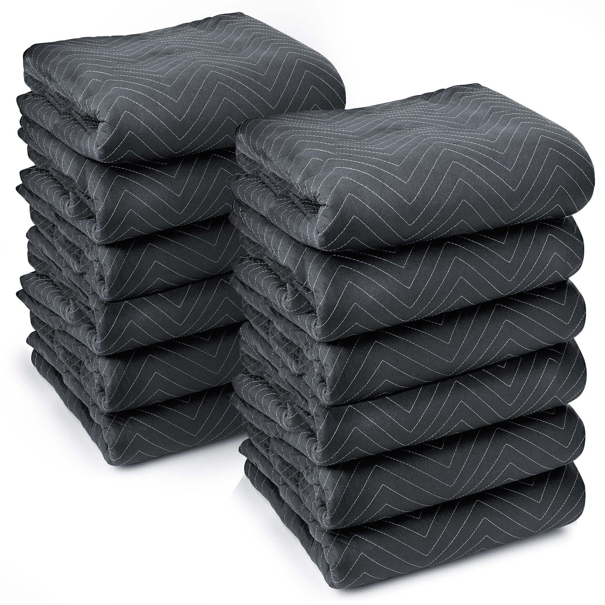 Sure-Max Deluxe 12-Pack Heavy-Duty Pro Moving & Packing Blankets ...