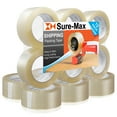 Sure-Max, Premium Carton Packing Tape, 2.0 mil, 330 Feet, Clear ...