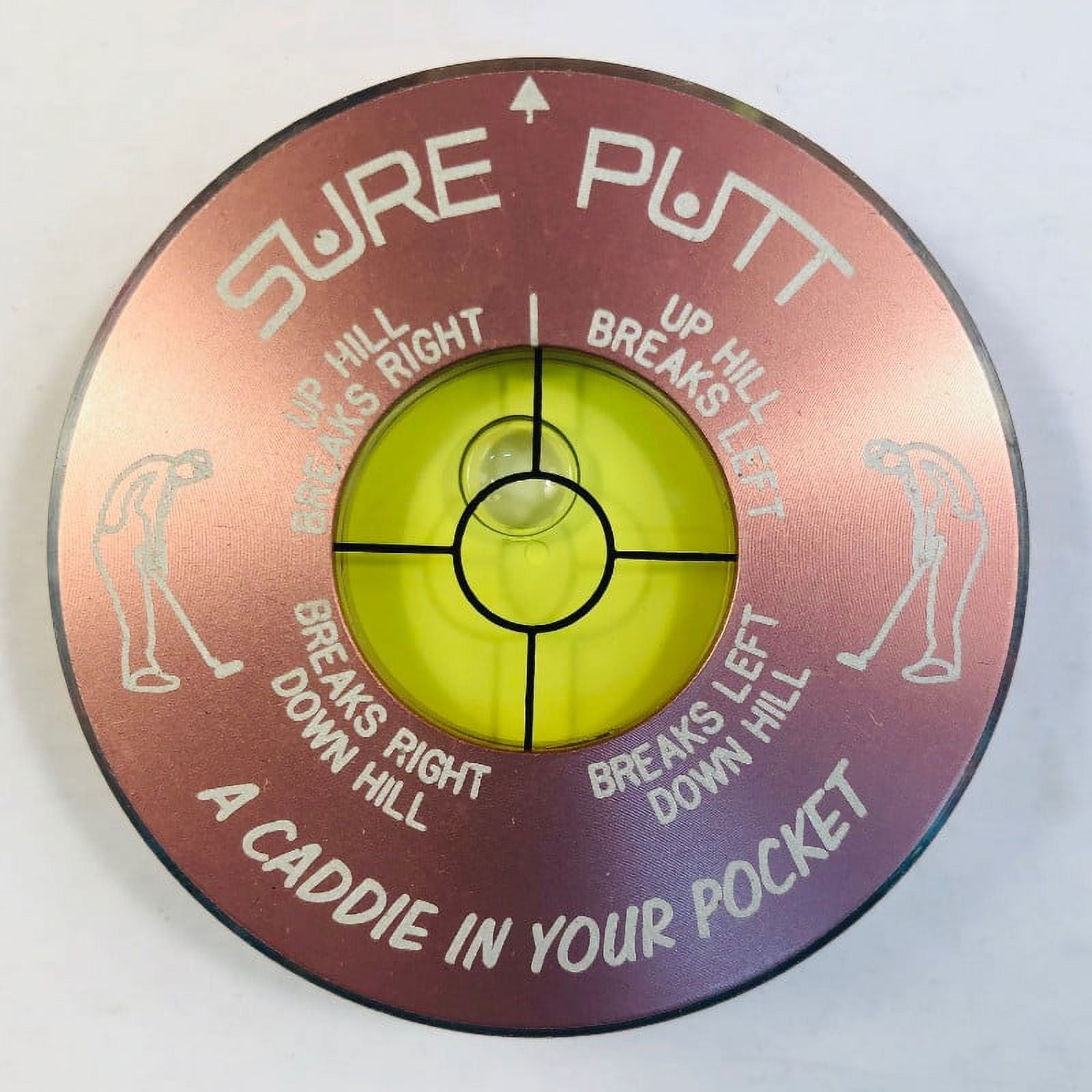 Sure Putt Pro - Golf Putting Aid & Green Reader - Pink - Walmart.com