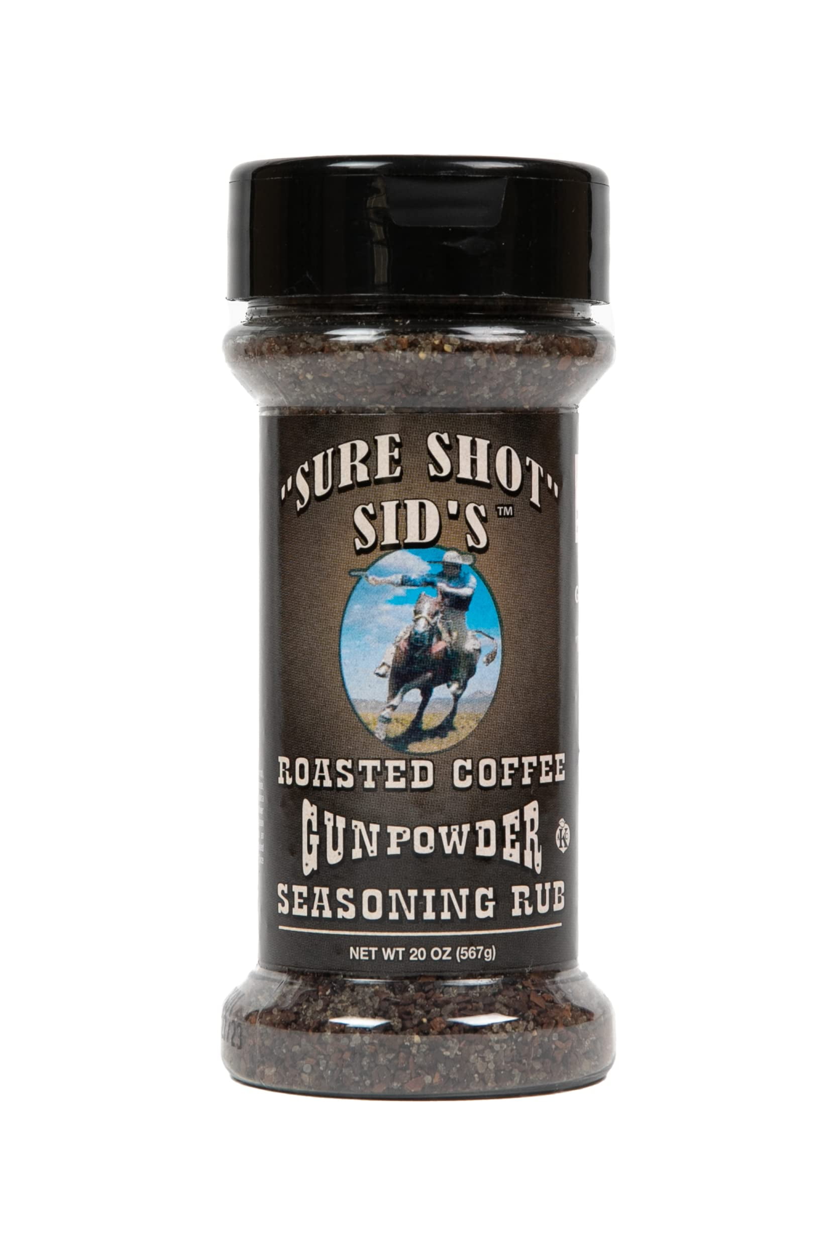 Sure Shot Sid’s Roasted Coffee Gunpowder Seasoning - Famous BBQ Rub ...