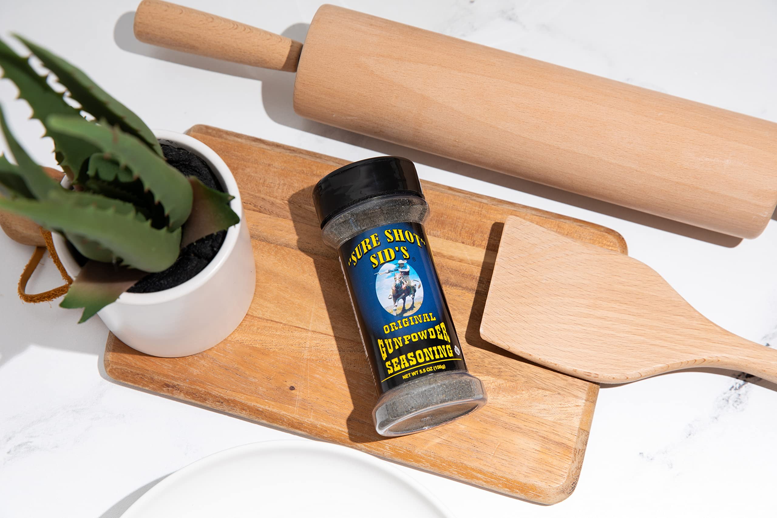 Sure Shot Sid’s SCH4 Gunpowder Seasoning - Famous Bbq Rub Powder Grill ...