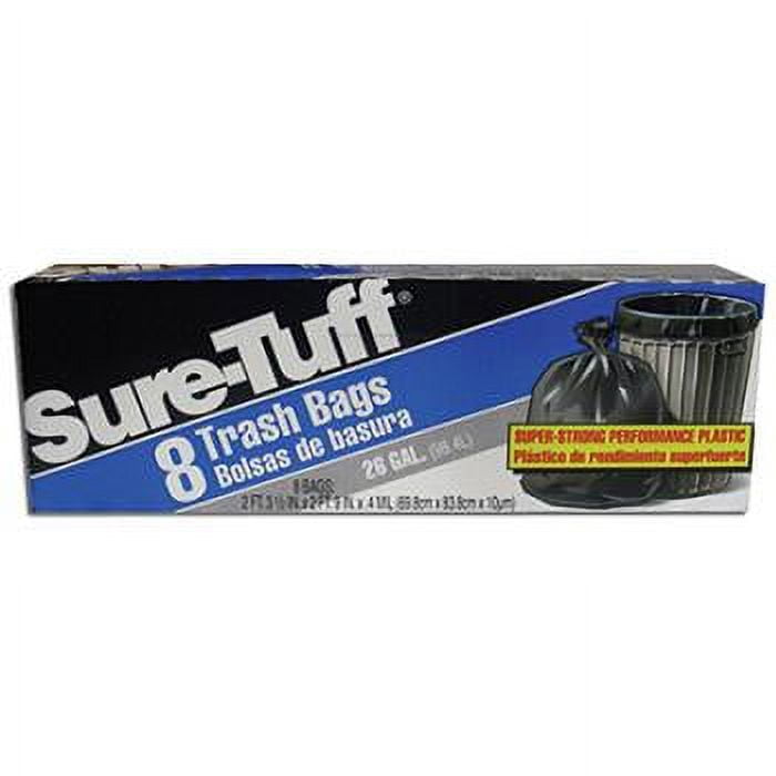 Sure-Tuff, Trash Bags 26Gal (Blue), Count 1 - Garbage Bags / Grab ...