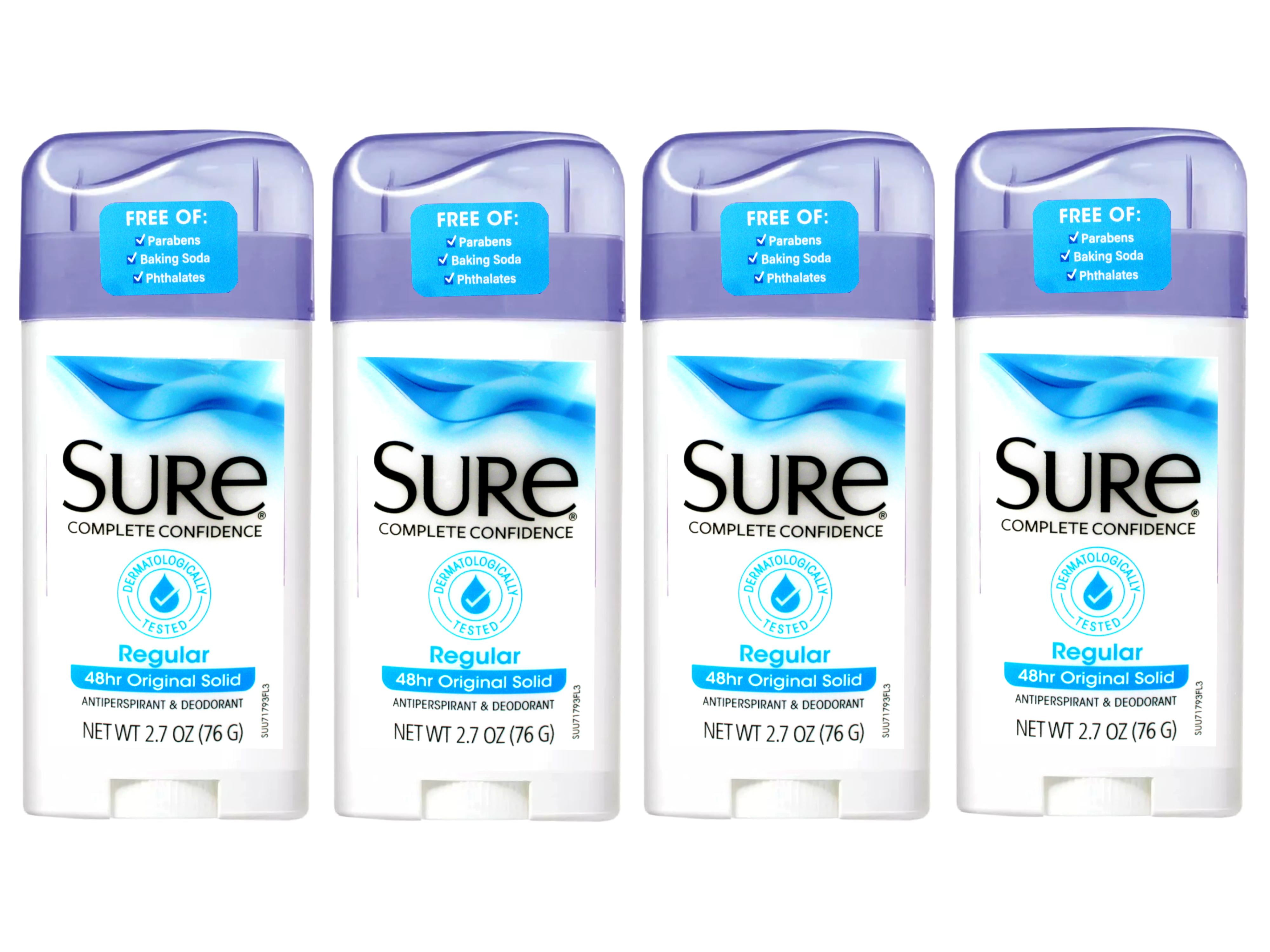 Sure Wide Anti-Perspirant Deodorant Original Solid Regular Scent 1.70 ...