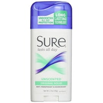 Sure Original Anti-Perspirant Deodorant Stick, Fresh & Unscented, 2.6 ...