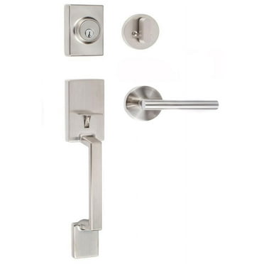 Kwikset Smartkey Tustin Entry Leverset Venetian Bronze - Walmart.com