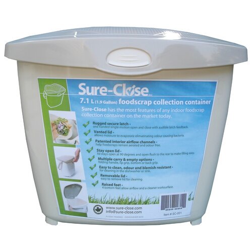 SureClose Kitchen Waste Food Scrap Pail - Walmart.com