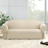 SureFit Cotton Duck Canvas Sofa Slipcovers, Sofa Cover Cotton Solid One ...