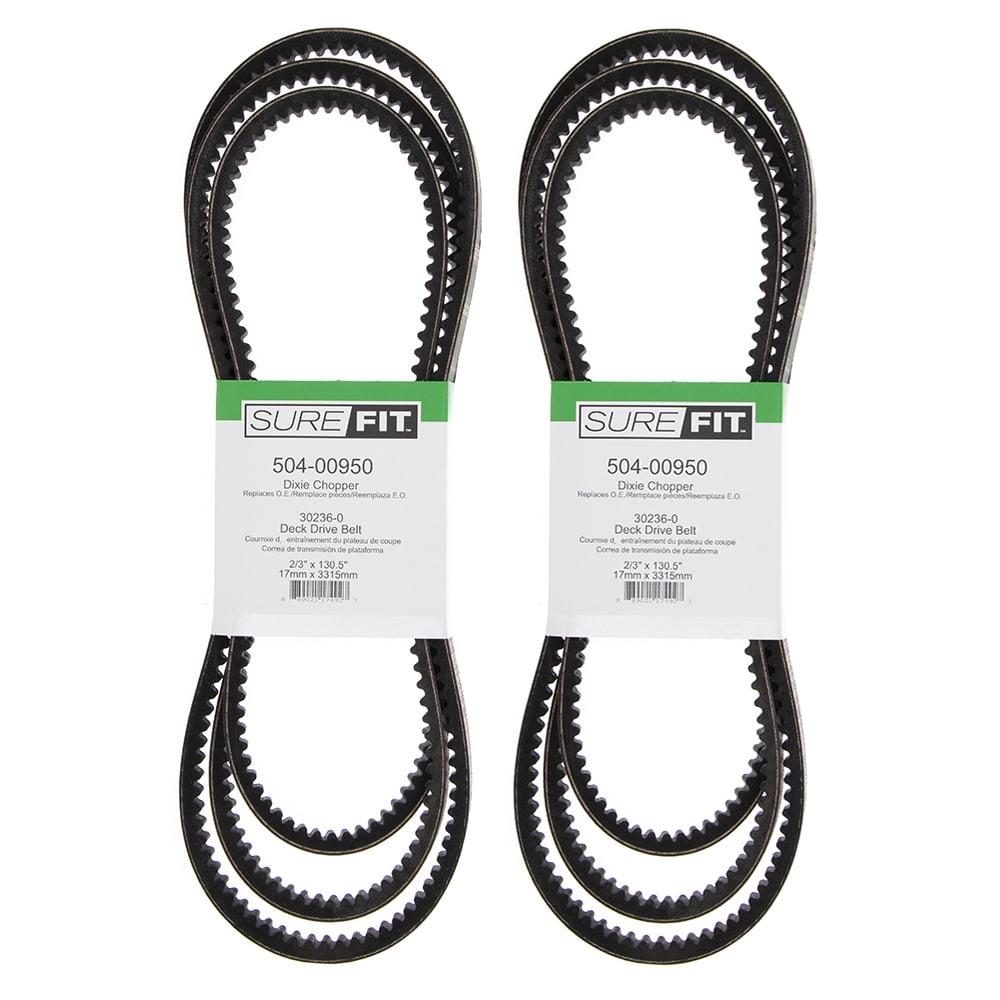 SureFit Deck Drive Belt 30236-0 60" Cut Dixie Chopper ZTR XXW Lawn ...