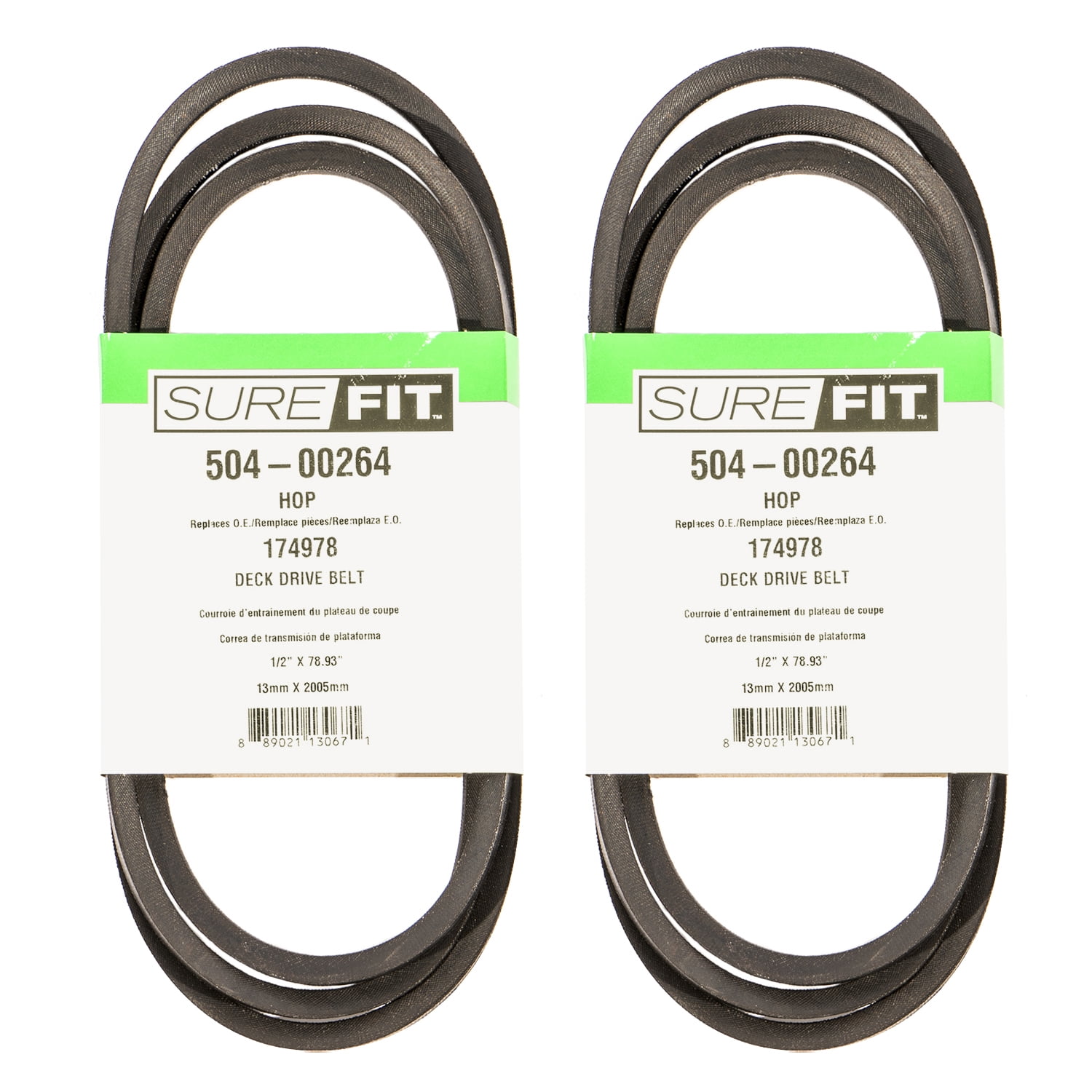SureFit Deck Drive Belt Husqvarna 174978 Craftsman AYP 36" LT1536 ...