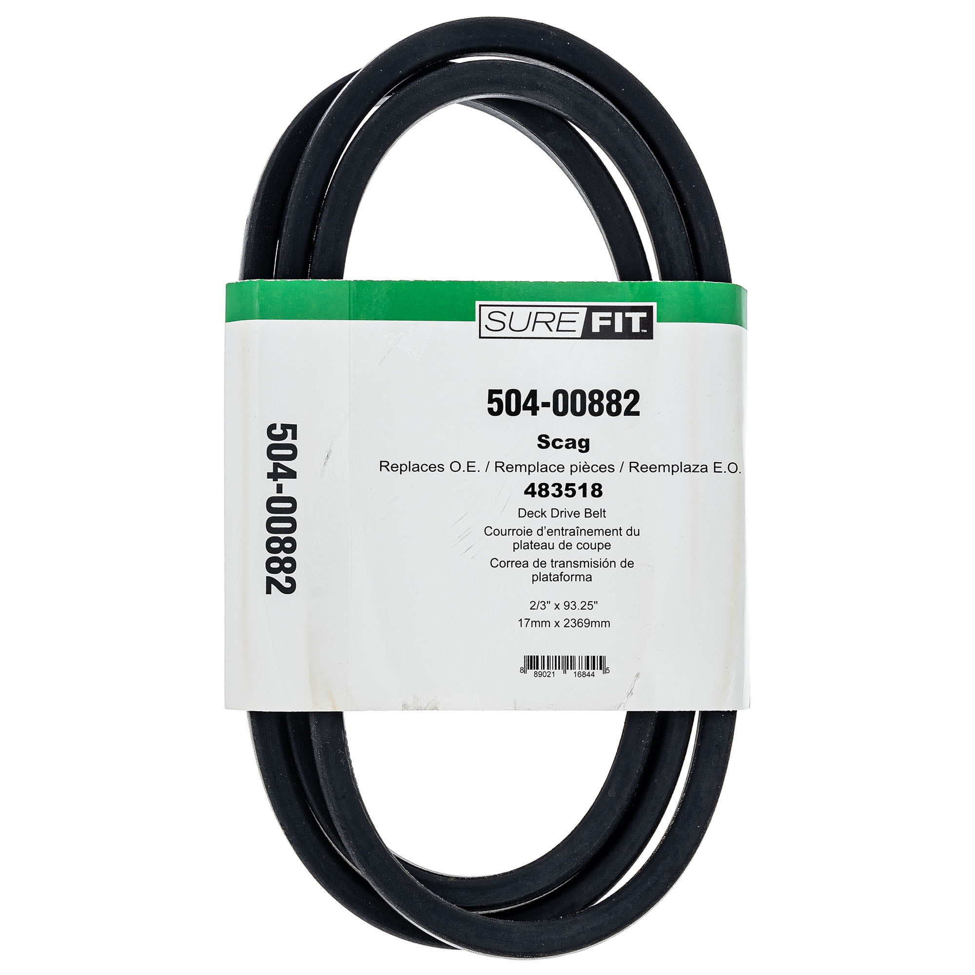 SureFit Deck Drive Belt for 48286 483518 Scag 52" 61" 72" Cut Walk ...