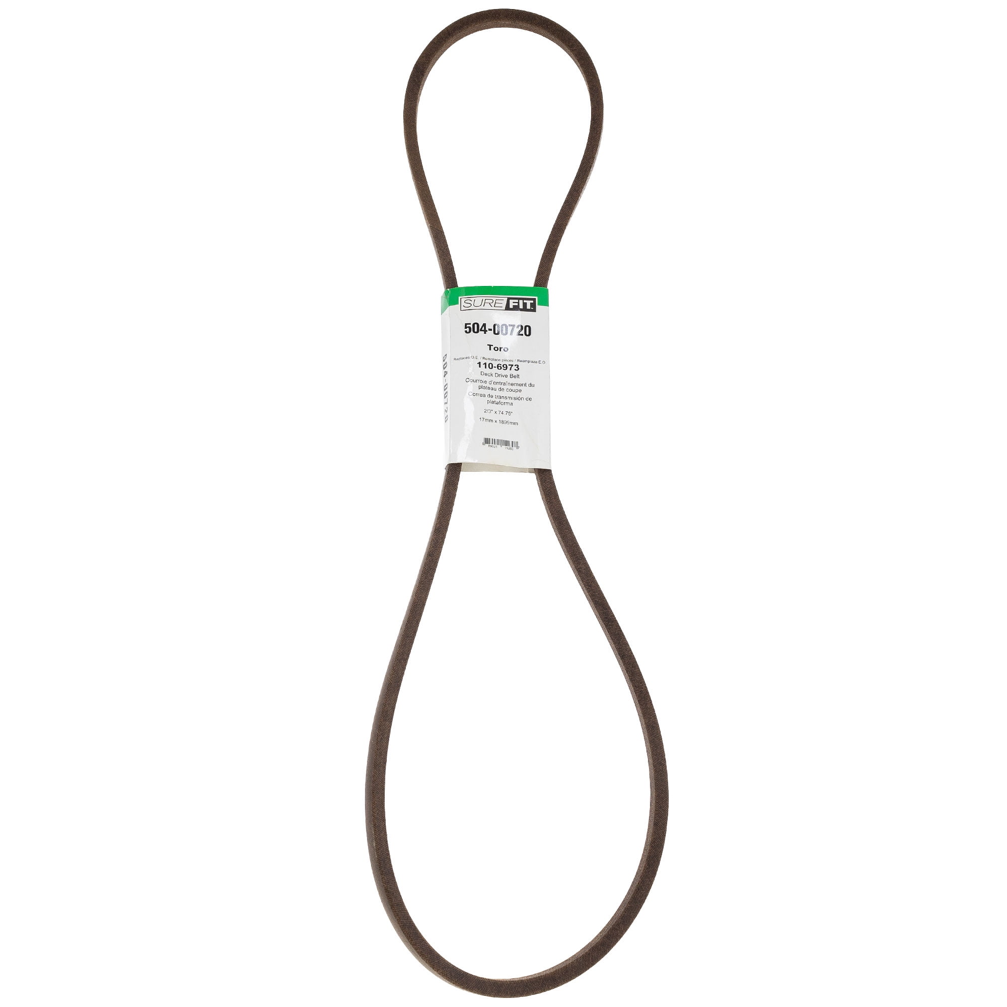 SureFit Deck Drive Belt for Toro 110-6973 40" Turbo Force Commercial 30076 30496 - Walmart.com