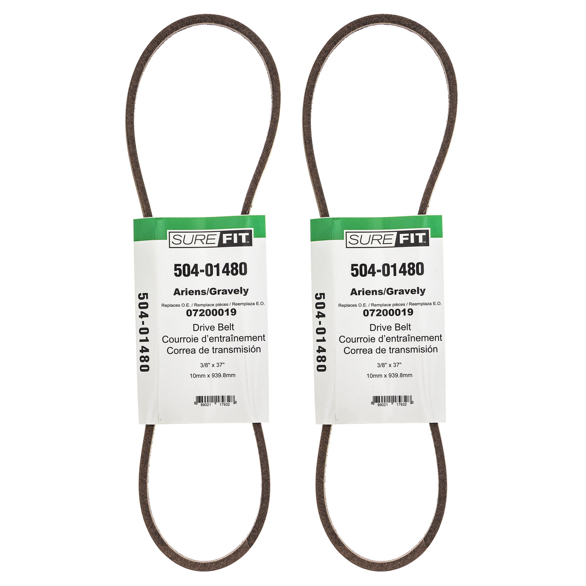 SureFit Drive Belt 07200019 Ariens Gravely DSP SSP SESP DESP 21 21 ...