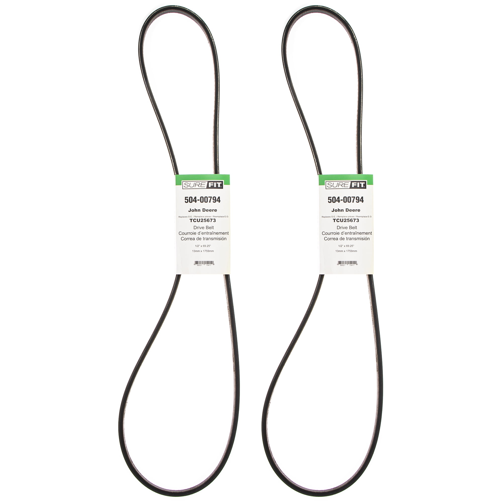 SureFit Drive Belt John Deere TCU25673 TCU28433 Z925A Z930A Z950A Z960A ...