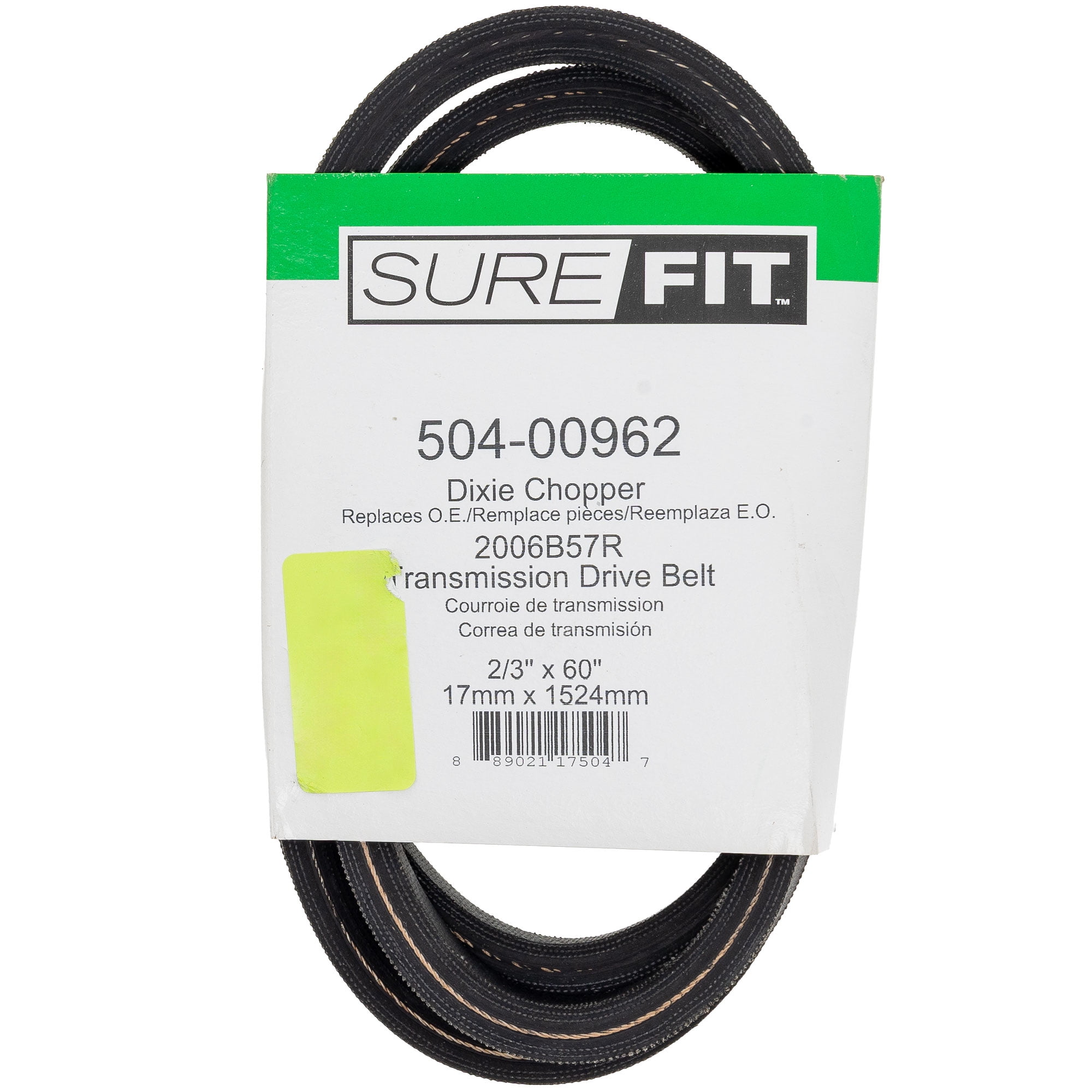 SureFit Engine Transmission Drive Belt for Dixie Chopper 2006B57R ...